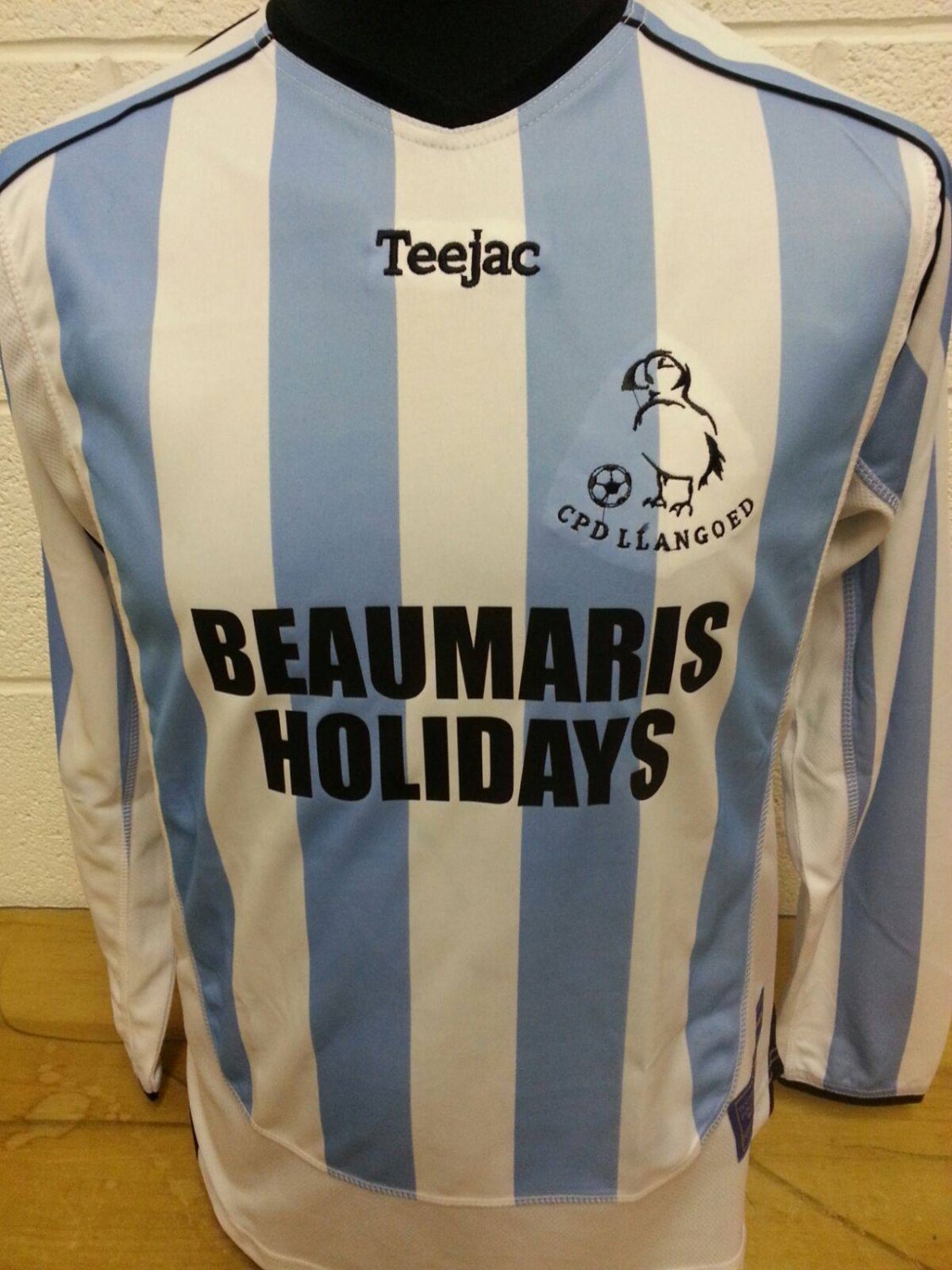 Llangoed FC Away football shirt 2015 - 2017