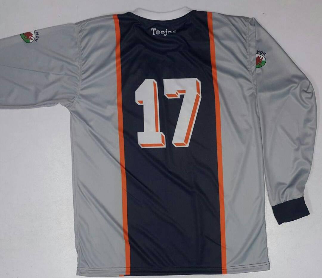 Llangoed FC Away football shirt 2017 - 2020