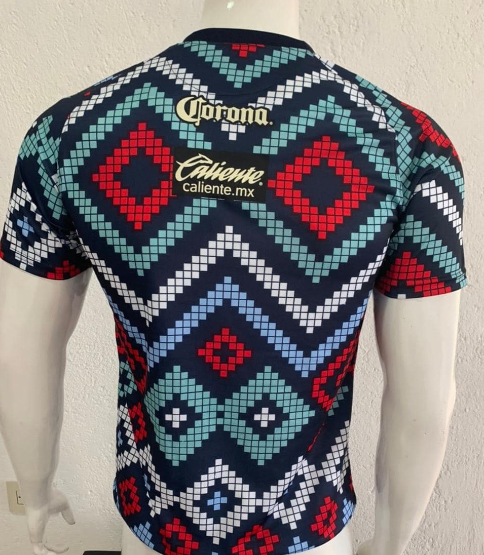 Club America Training/Leisure football shirt 2022. Sponsored by AT&T