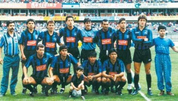 Queretaro Home Camiseta de Fútbol 1990 - 1991. Sponsored by Coca Cola