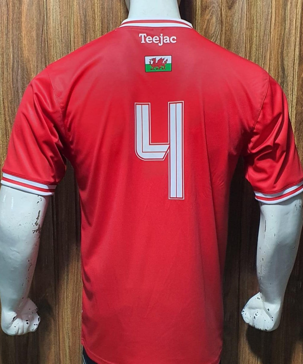 Llanrug United FC Home football shirt 2021 - 2022. Sponsored by ...