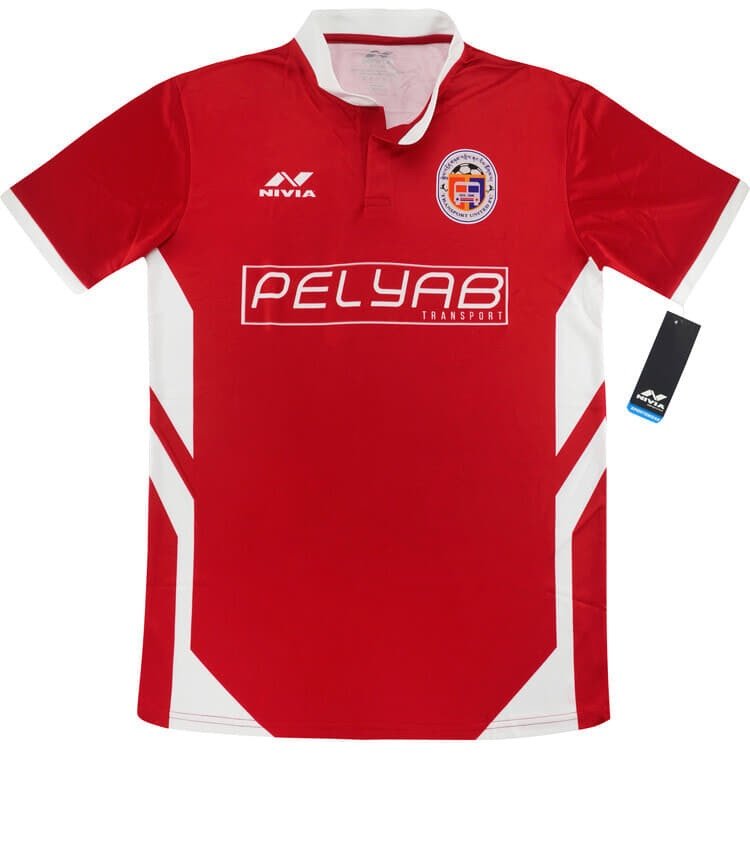 Transport United FC Home football shirt 2018. Sponsored by Pelyab