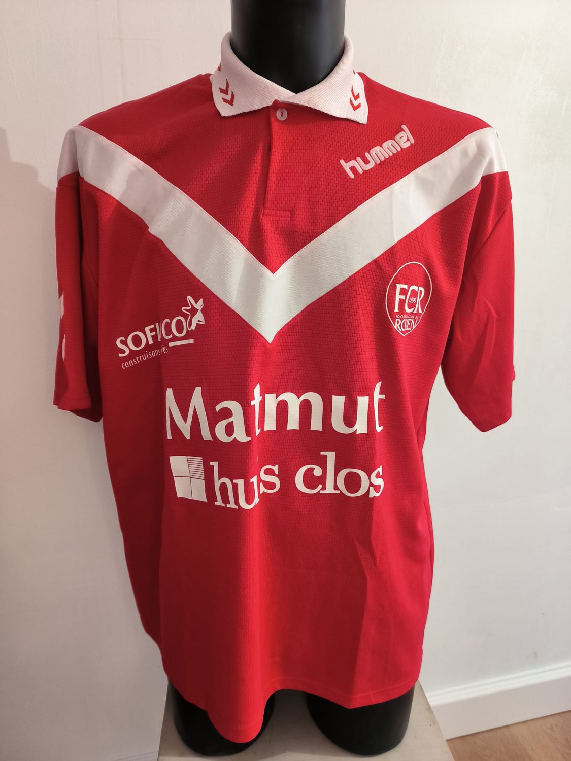 Rouen Home football shirt 2003 - 2004.