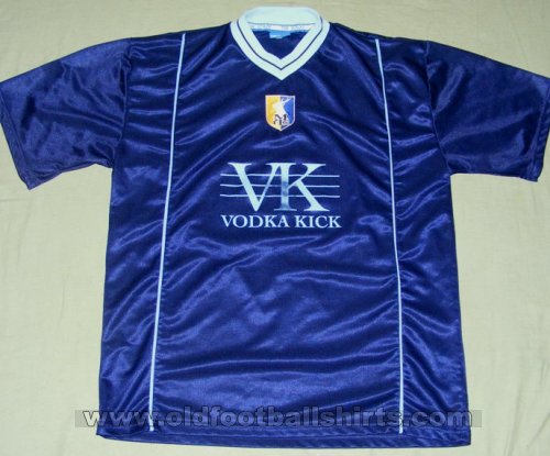 Mansfield Town Away football shirt 2002 - 2003. Sponsored by VK Vodka Kick