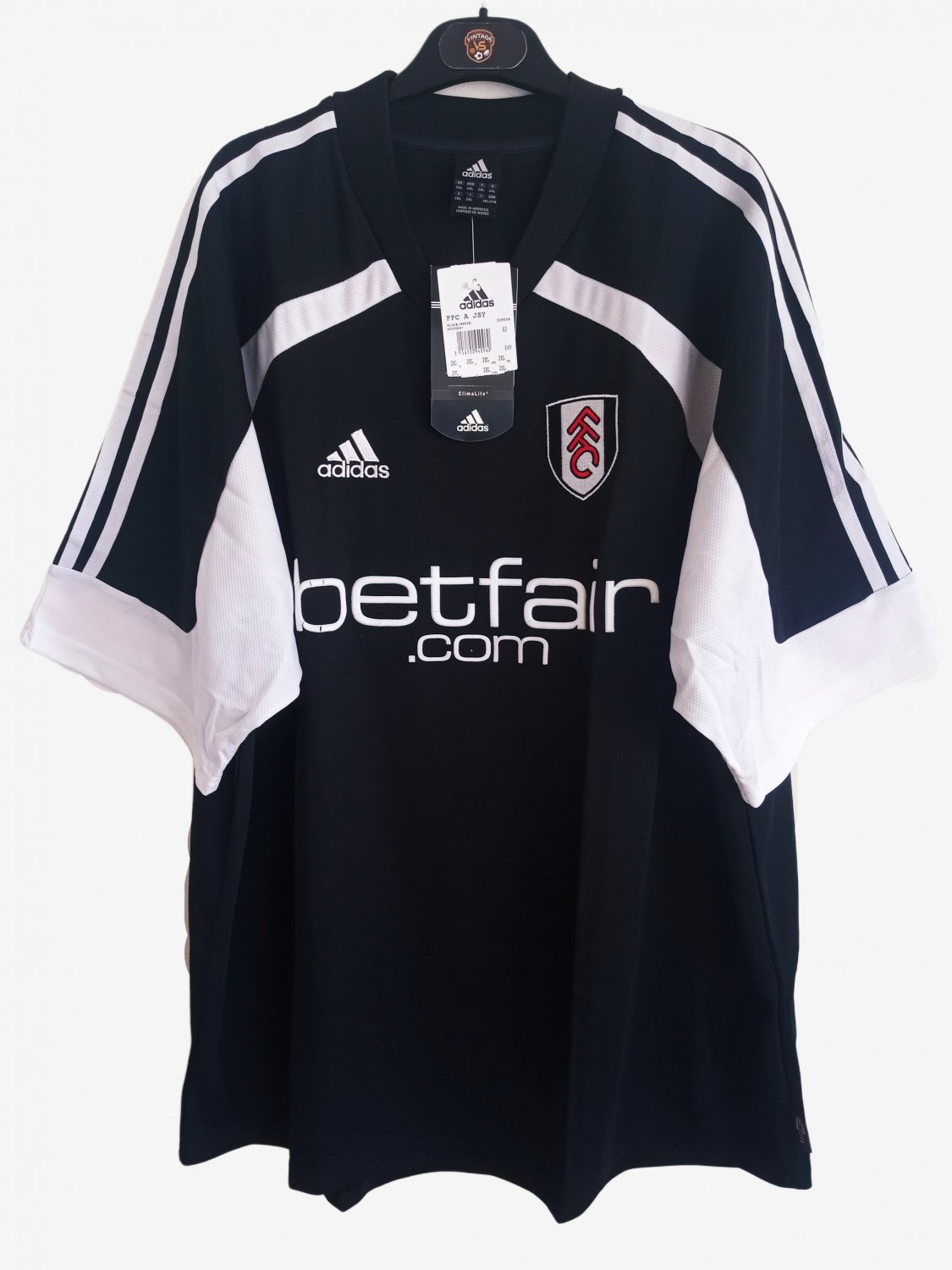 Fulham Away football shirt 2002 - 2003. Sponsored by Betfair