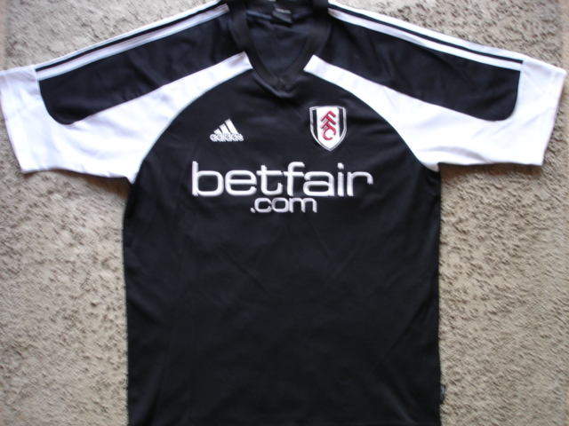 Fulham Away football shirt 2002 - 2003. Sponsored by Betfair