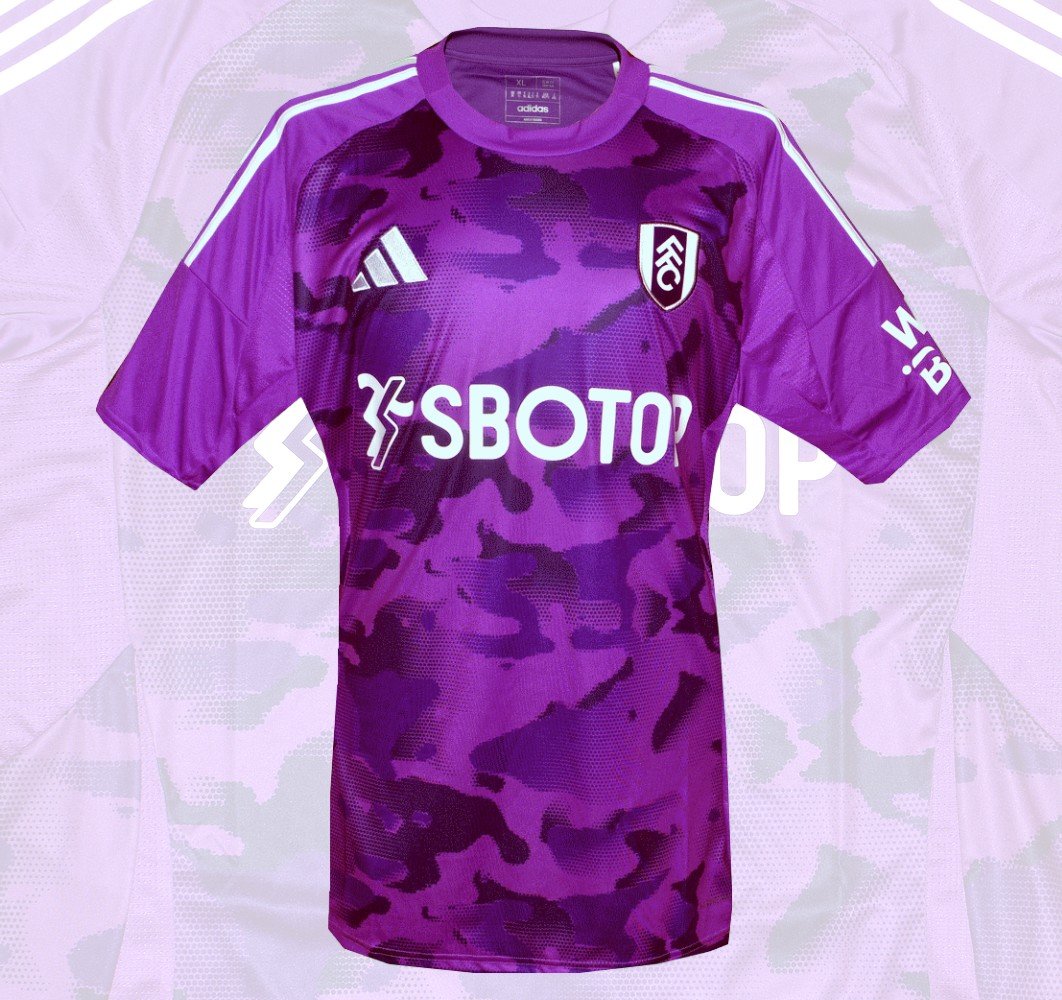 Fulham Third football shirt 2024 - 2025. Sponsored by Sboto