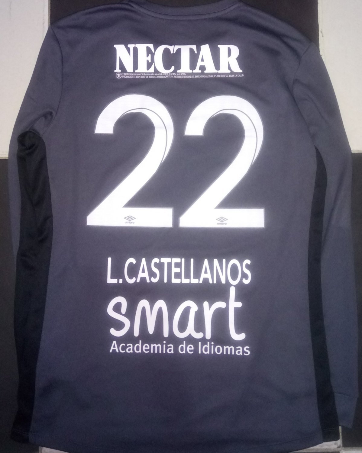Independiente Santa Fe Portero Camiseta de Fútbol 2018. Sponsored by Huawei